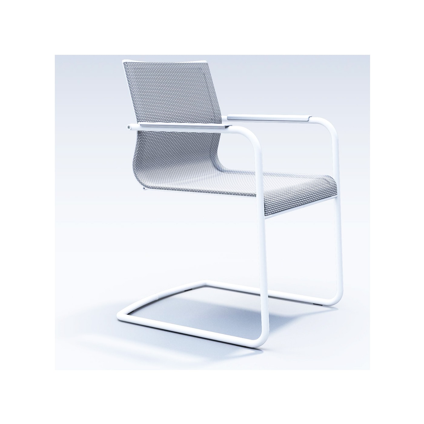 ICF Stick Chair ATK seduta ospiti - base cantilever - Della Chiara store